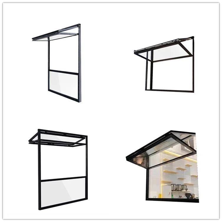 Bi Fold Door Small Sliding Window Vertically Two Track Aluminum Sliding ...