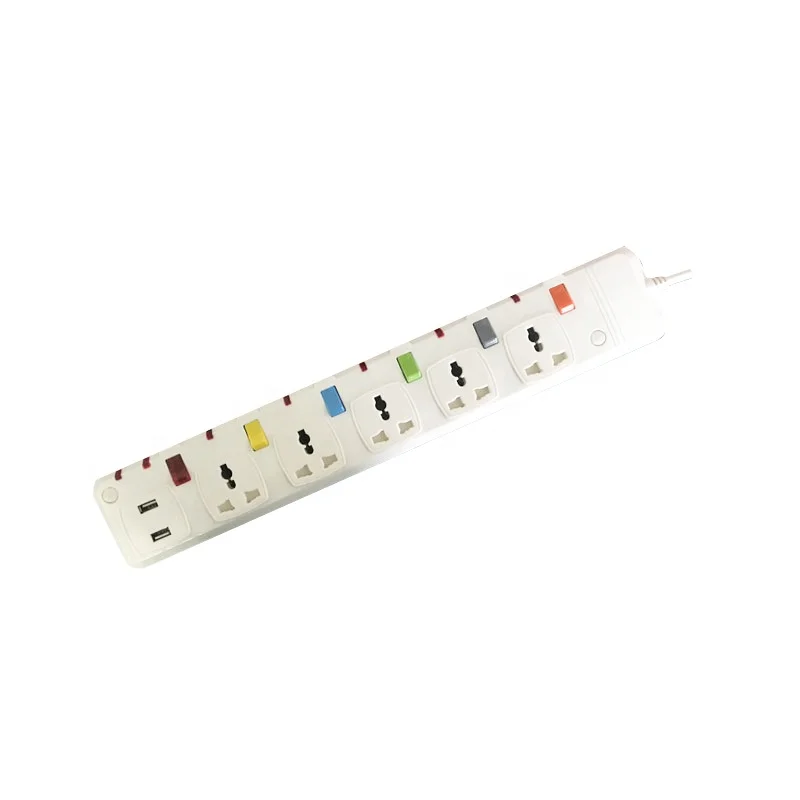 High Quality Universal Multi Plug Sockets 5 Outlet Power Strip ...
