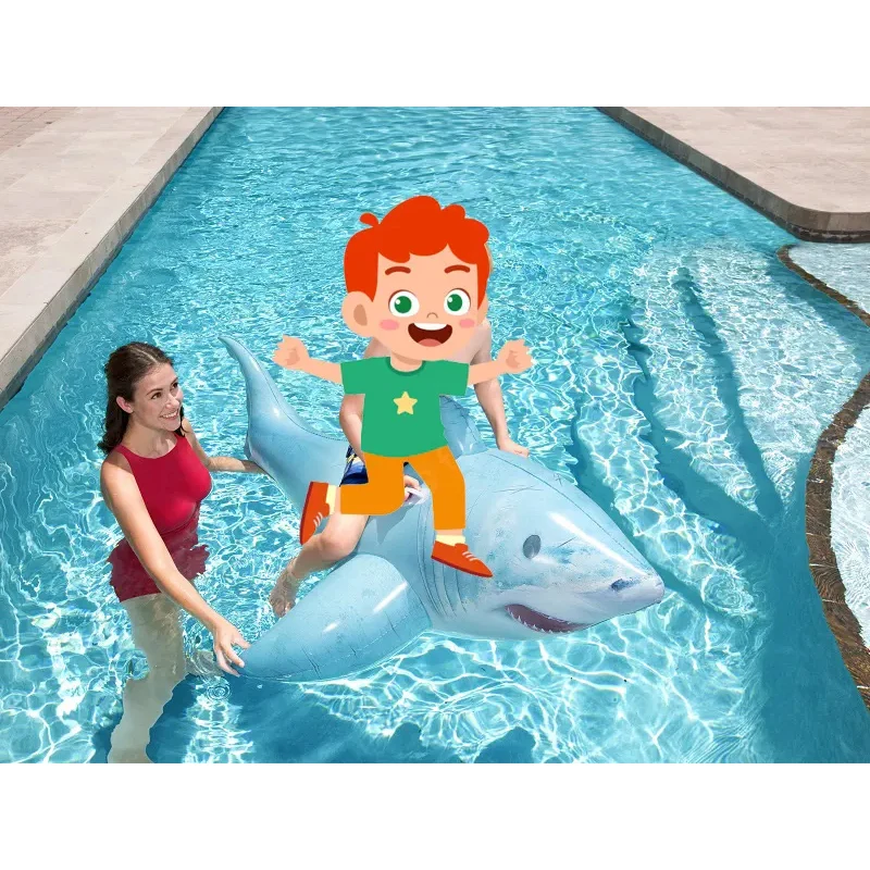 Bestway 41405 Inflatable Shark Ride-on Floats - Durable & Fun