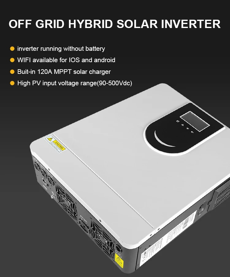 Gcsoar 6kw On Off Grid Solar Hybrid Inverter With Wifi-plug - Buy Hybrid Solar Inverter solar ...
