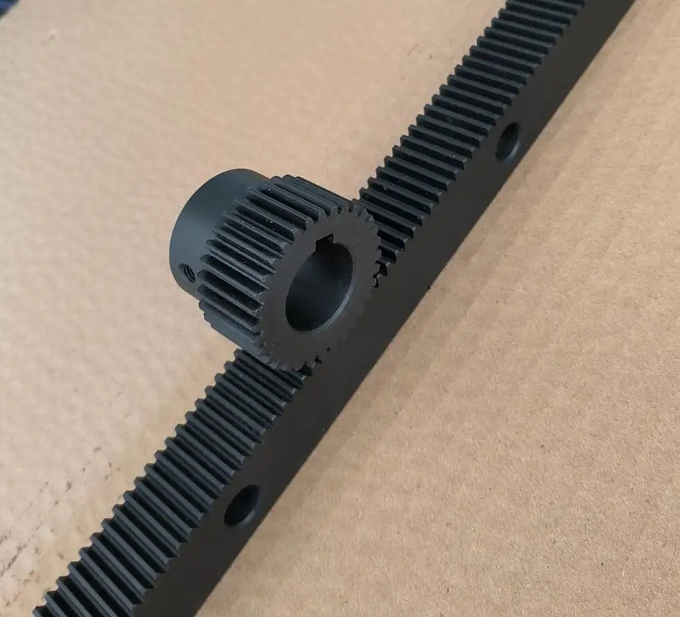 Cnc Machine Parts Straight And Helical 1m 1.25m 1.5m 2m 3m Gear And ...