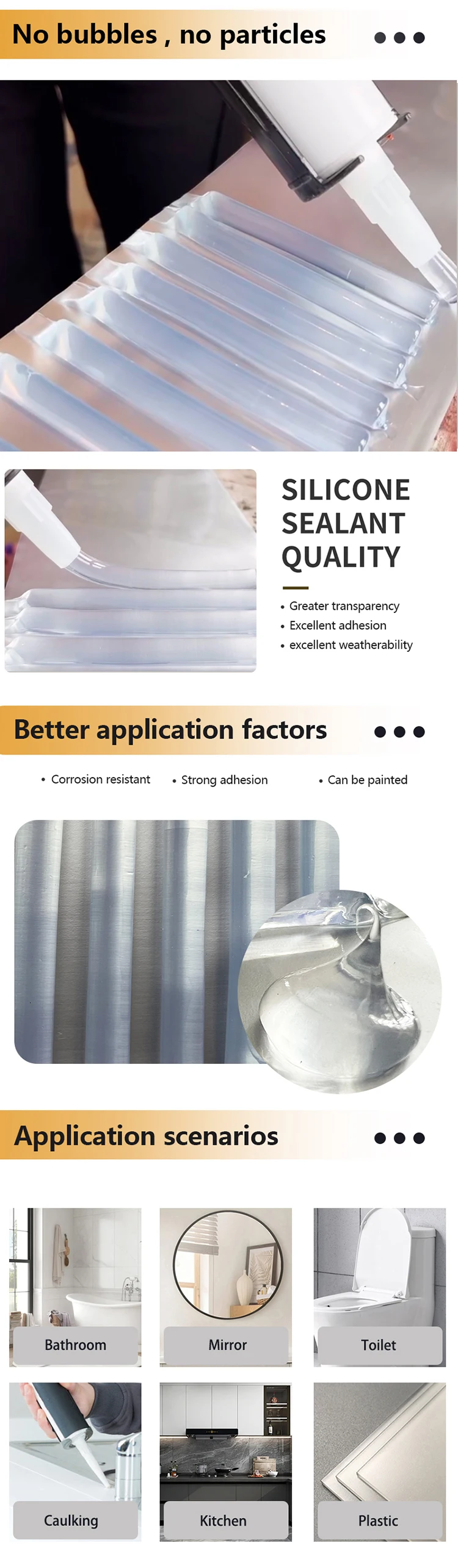 Modified Silicone Sealant Ms Silicone Sealant Adhesive For Sale - Buy ...