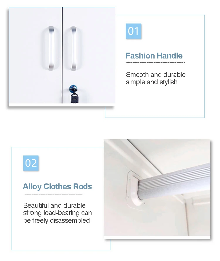 Luxury Metal Printing Wardrobe Steel Wardrobes Lockers 3 Door Wardrobe ...