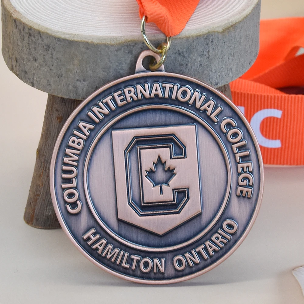 Custom Blank Metal Sports Medals With Rectangular Ribbon - Buy Marathon ...