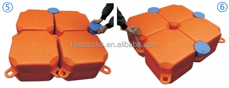 HDPE Modular Floating Dock Blocks for Boats & Personal Watercraft ...