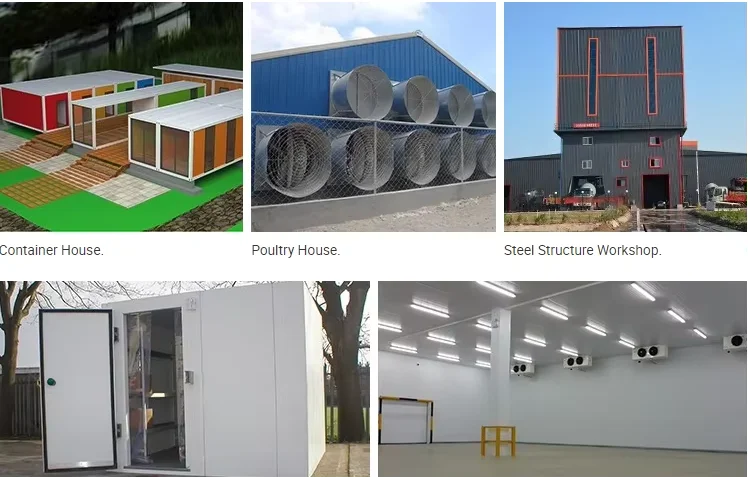 Industrial XPS Sandwich Panels Cold Rooms Warehouses Fireproof Wall ...