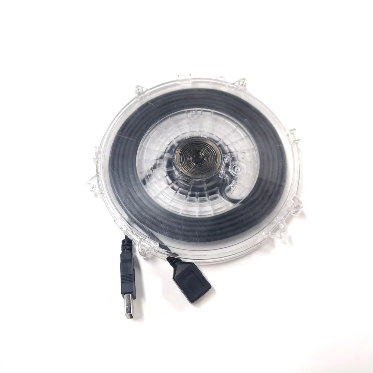 Mini Retractable Cable Reel USB -Type a Male to Female with 4 Pin DC ...