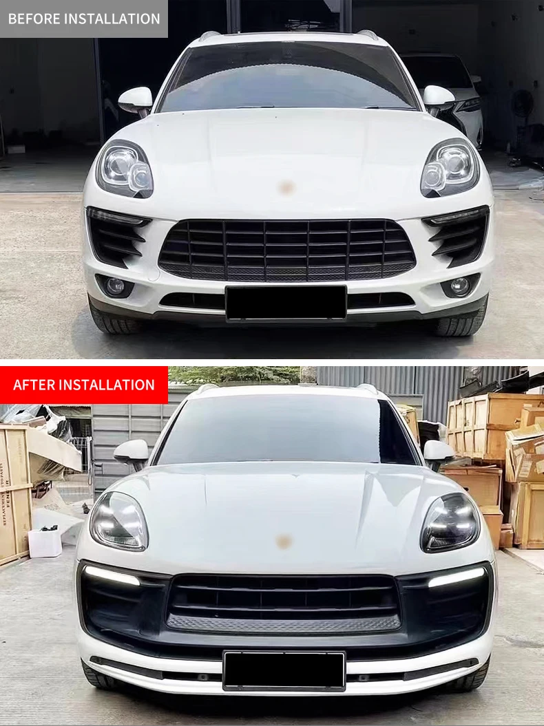 Car Conversion Upgrade Macan Turbo Gts Bodykit For Porsche 2014-2021 ...