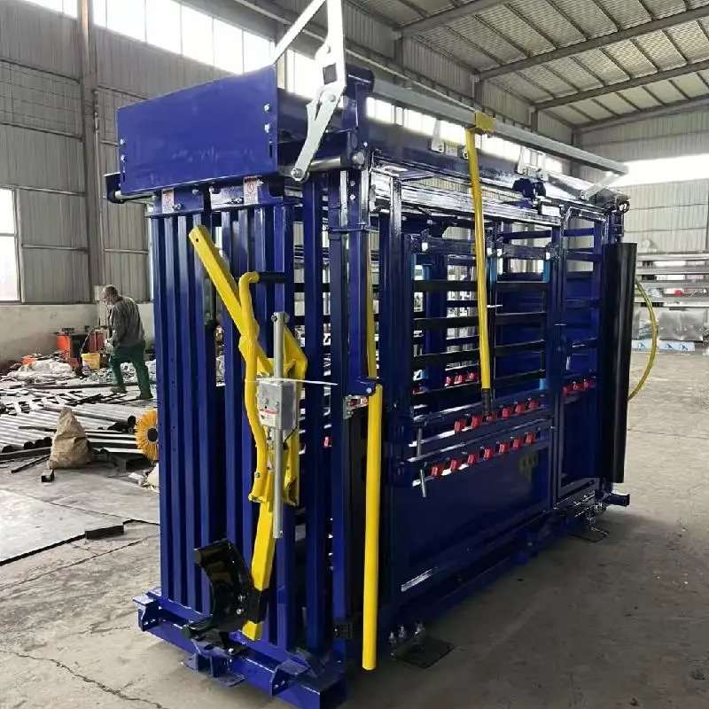 Heavy-duty Automatic Manual Cattle Squeeze Chute with Scales