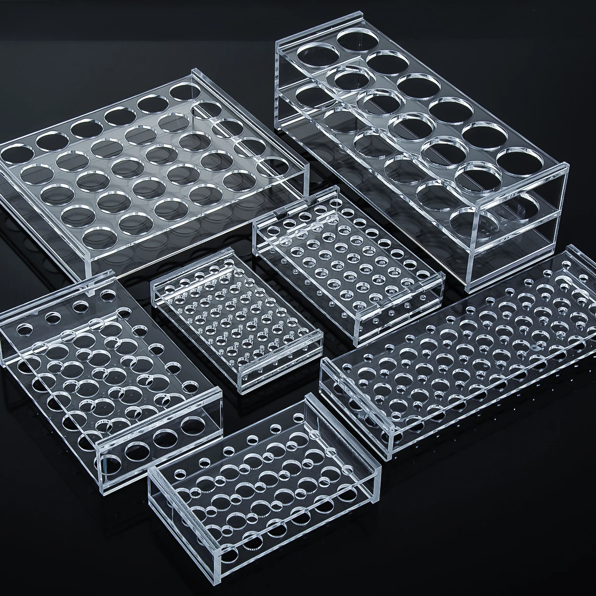 Centrifuge Test Tube Plexiglass Holder Support Clear Acrylic Glass Test ...