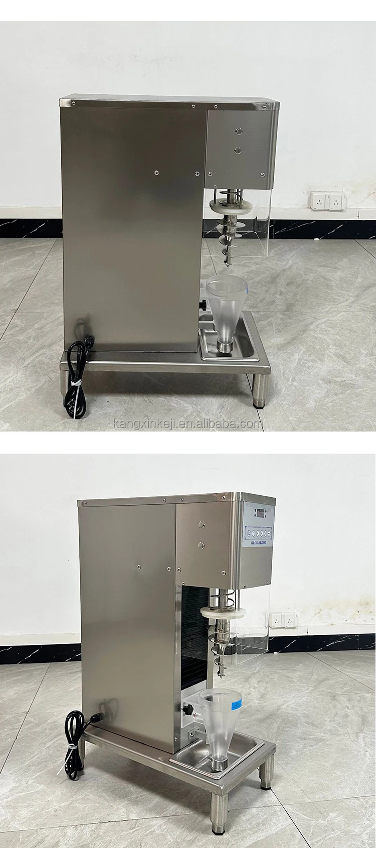 High Efficiency Swirl Blender Ice Cream Mixing Machine - Buy Mcflurry ...