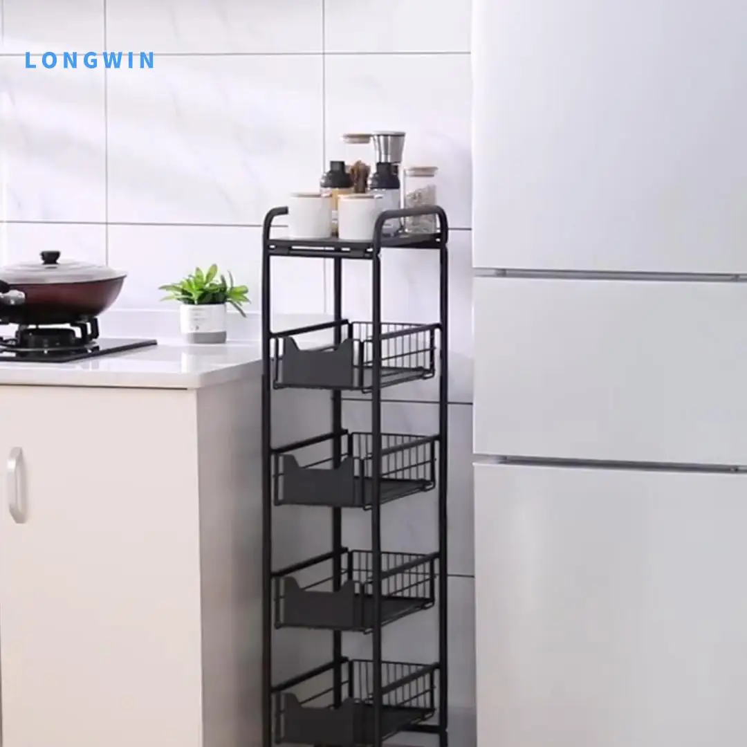 Kitchen Multipurpose Storage Rack Wrought Iron Layered Pot Cover Pot ...