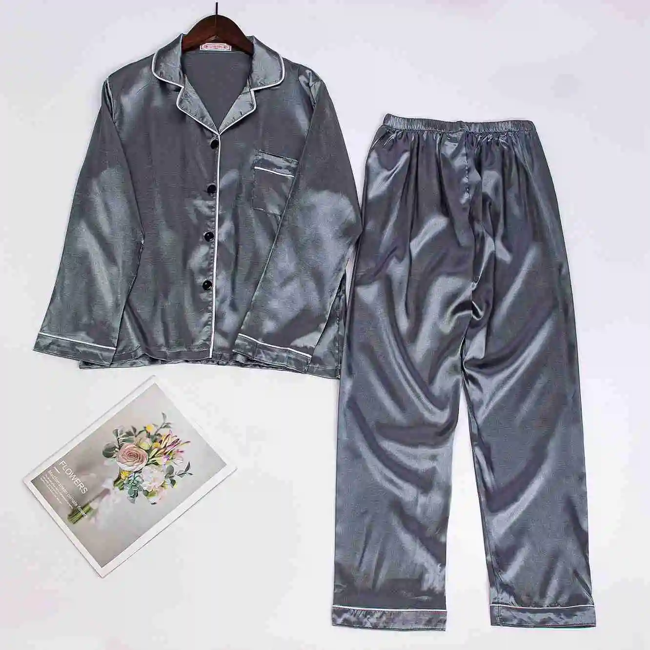 High Quality Modal Pajamas Women Soft Pure Polyester Long Sleeve Custom ...