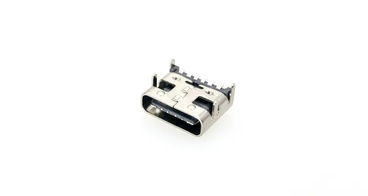 Type C Connector 6pin Female Smt Horizontal Usb Type C Receptacle - Buy ...