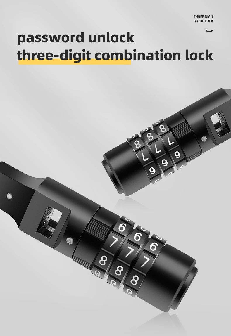 ROCKBROS Bicycle Code Lock - Smart Anti-Theft Solution