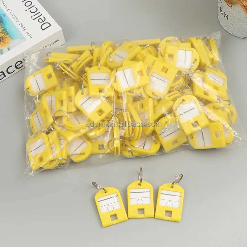 Hot Sale Custom Abs Plastic Hotel Key Ring Chain Name Tags Use Widely ...