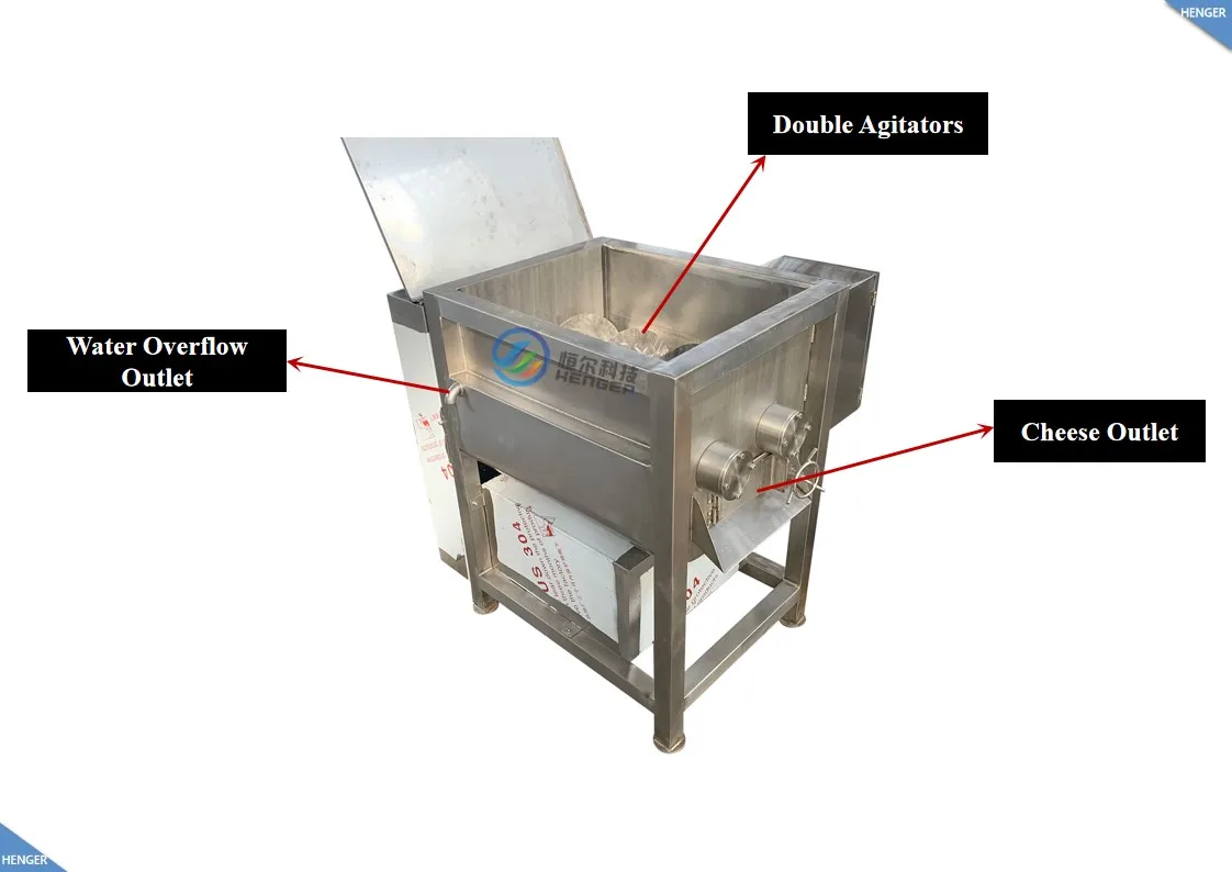 Mozzarella Cheese Stretching Machine Cheese Cooker For Dairy Plant ...