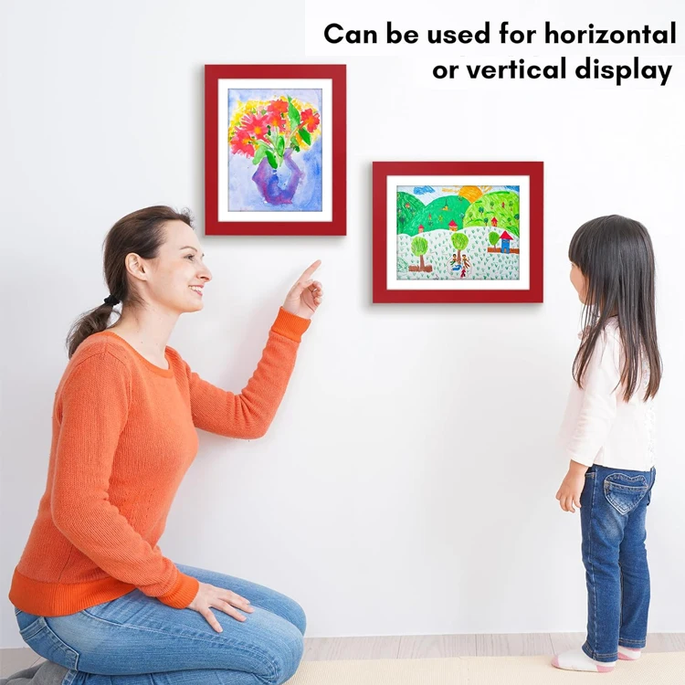 Front Opening Kids Art Frames 8.5x11 A4kids Artwork Frames Changeable ...
