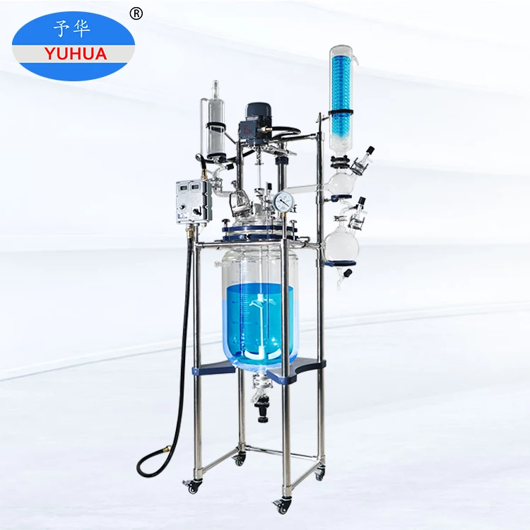 YUHUA high pressure lab glass reactor for resin| Alibaba.com