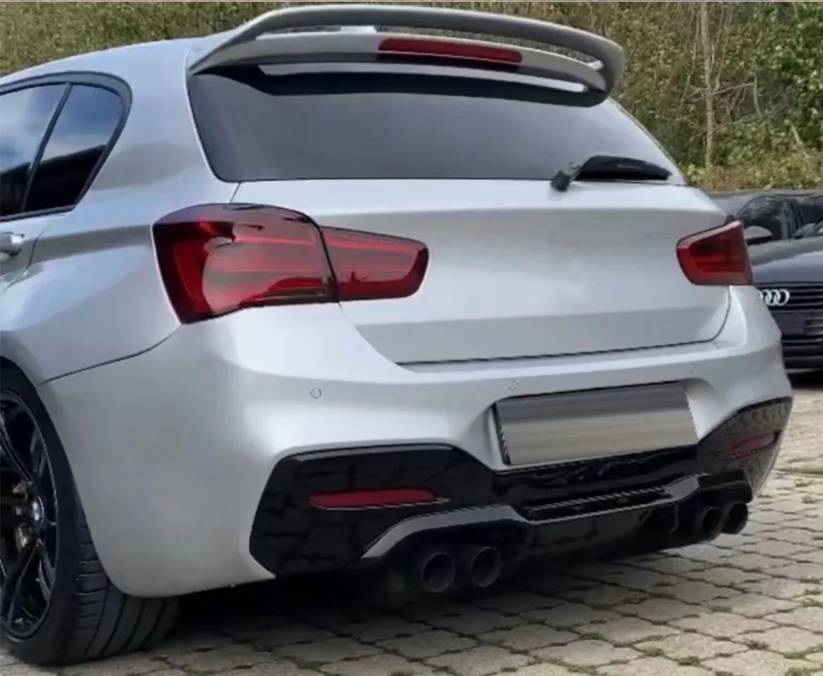 F20 M2c Style Rear Diffuser Rear Bumper Lip For Bmw 1 Series F20 Lci ...