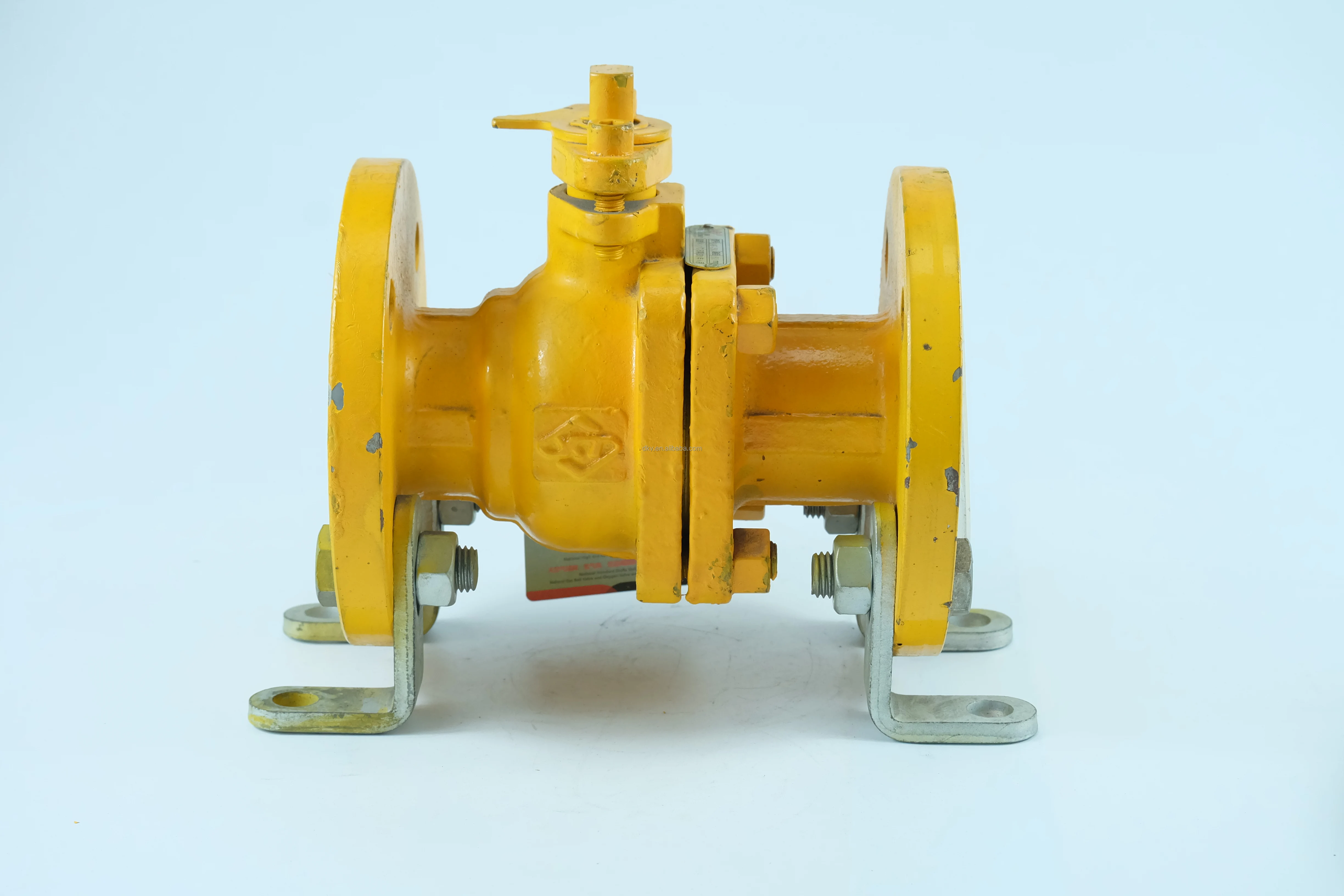 DKV Q41F Natural Gas Flanged Ball Valve - Cast Steel & RPTFE Seal