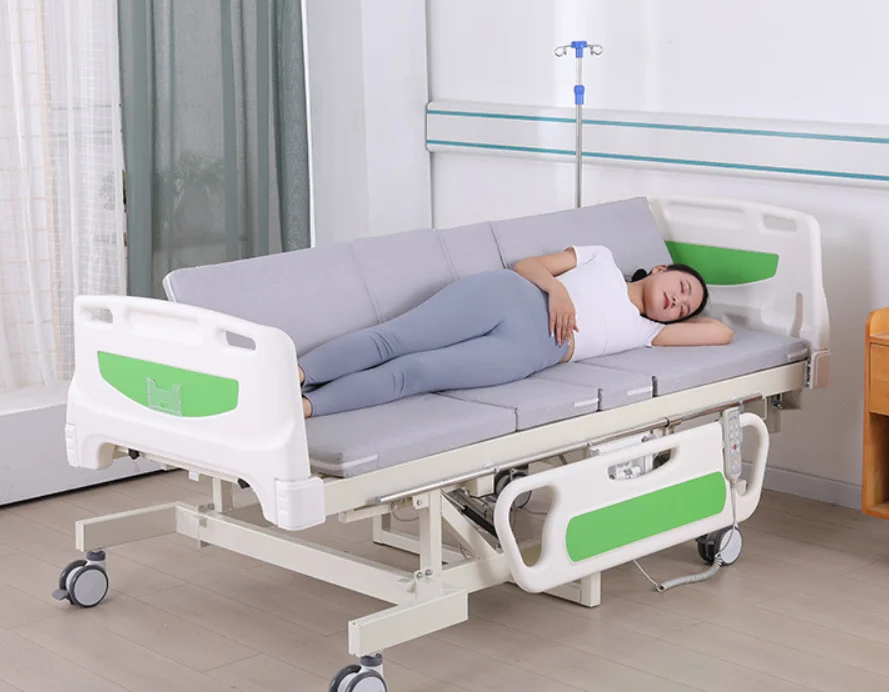 Multi-functional Medical Electric Standing Hospital Bed Paralyzed ...