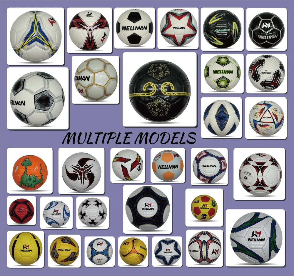 Alibaba.com: WELLMAN Size 5 thermo bonded leather soccer ball for match ...