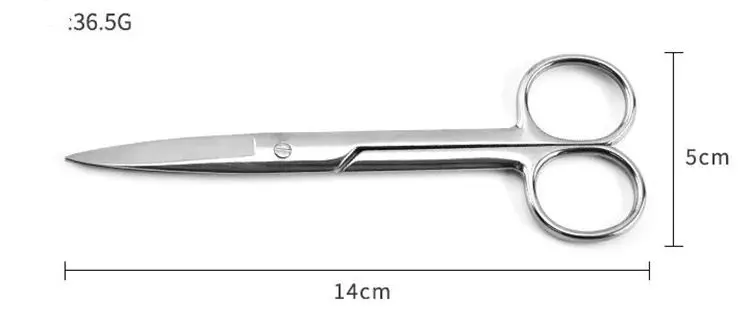 14cm 5.5'' Medical Straight Edge Gauze Scissors Surgical Bandage ...