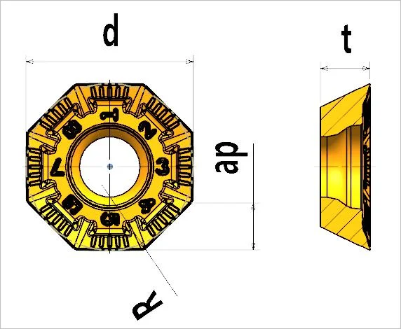 Ofmt05t3tn-ml Inserts Milling Insert With High Quality - Buy Ofmt05t3tn ...
