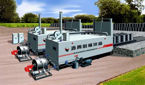 Drummed Asphalt Melter - 3-4 T/H Capacity, Low Maintenance