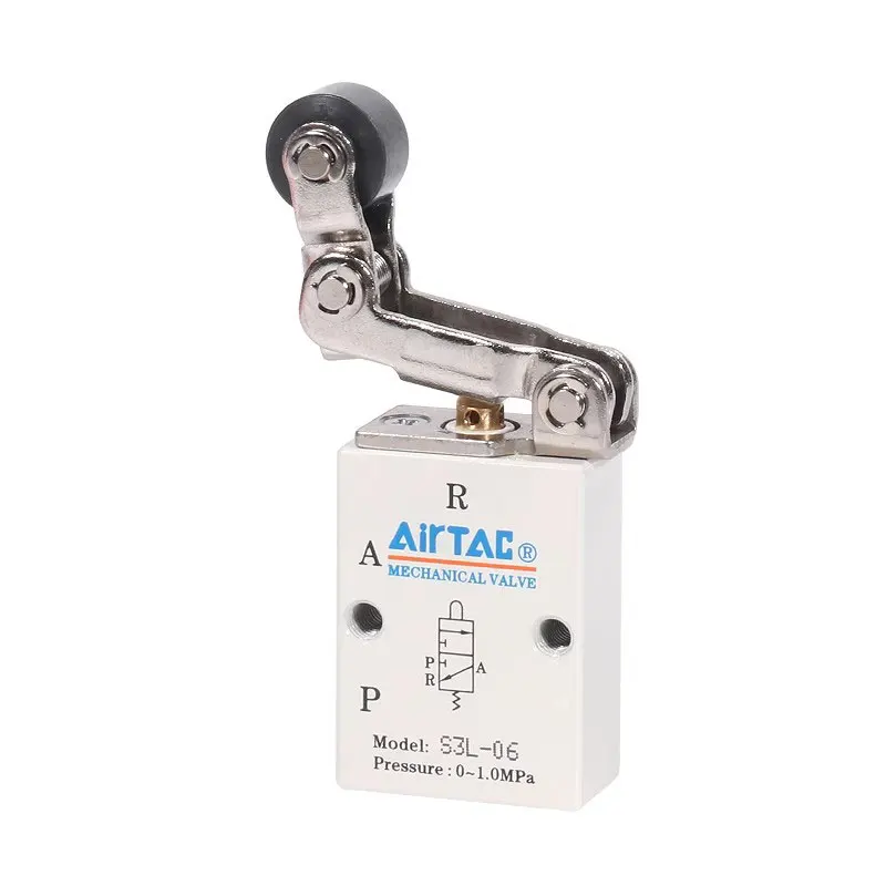 AirTAC Mechanical Valve S3L05 (M5)/S3L06 (1/8)/S3L08 (1/4) One-way ...