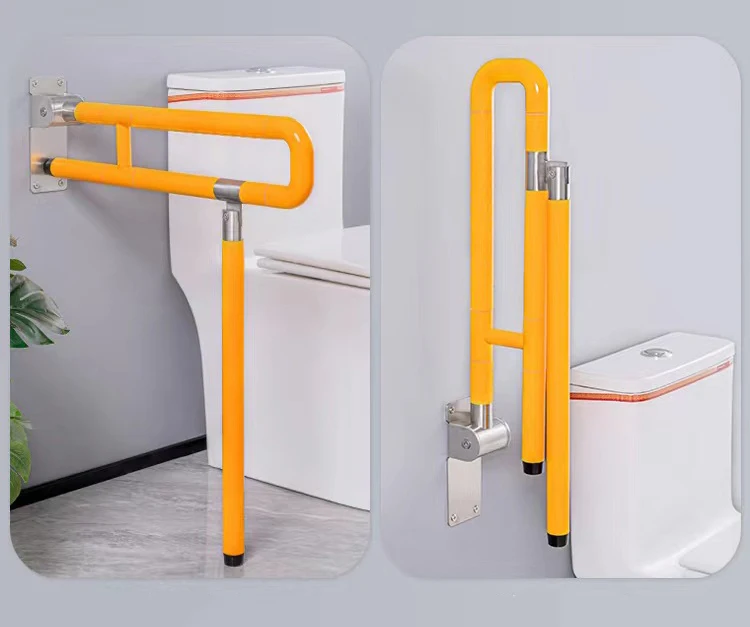 Hoone U Shaped Curve Elderly Bathroom Safety Assist Armrest Bathroom ...