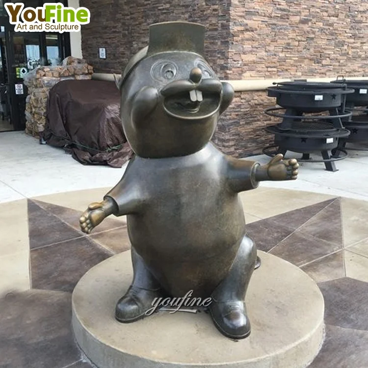 Outdoor Metal Garden Bronze Beaver Statue - Buy Beaver Statue,Bronze ...