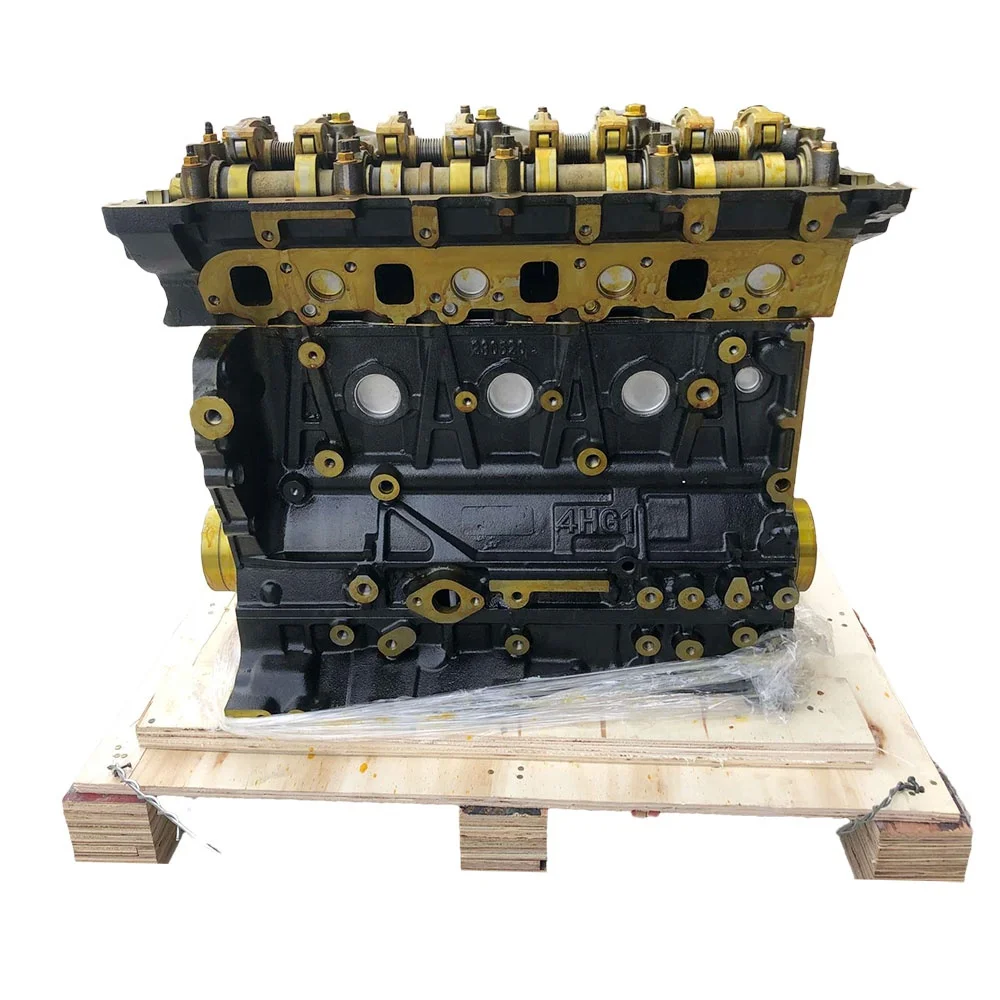 Isuzu 4hg1 4.6l Diesel Engine Long Block For Npr Eif Truck Parts 4hg1 ...