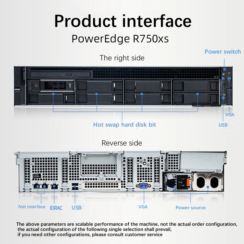 Brand New Poweredge R750xs Server 2u Server Dell R750xs In Stock - Buy ...