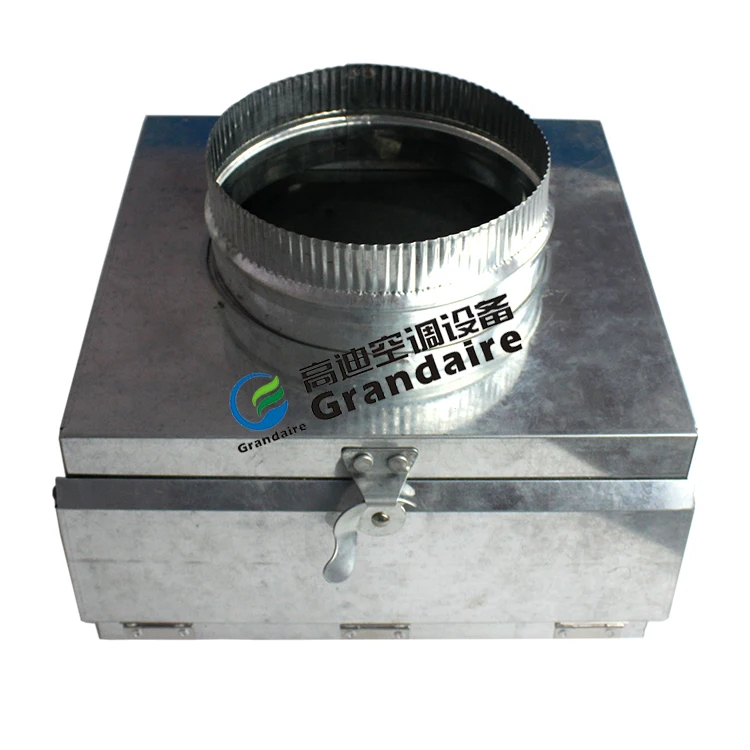 Galvanized Steel Inline Duct Box with Replaceable Primary Filter for ...