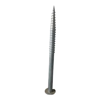 Spiral Ground Anchor Helical Pile For Solar House Panel Mounting System ...