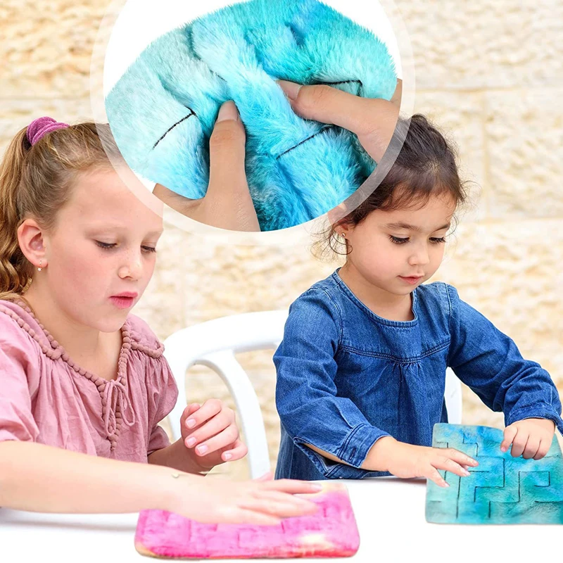 Marble Maze Mat Sensory Fidget Stress Relief Toys Calming Sensory Mat ...