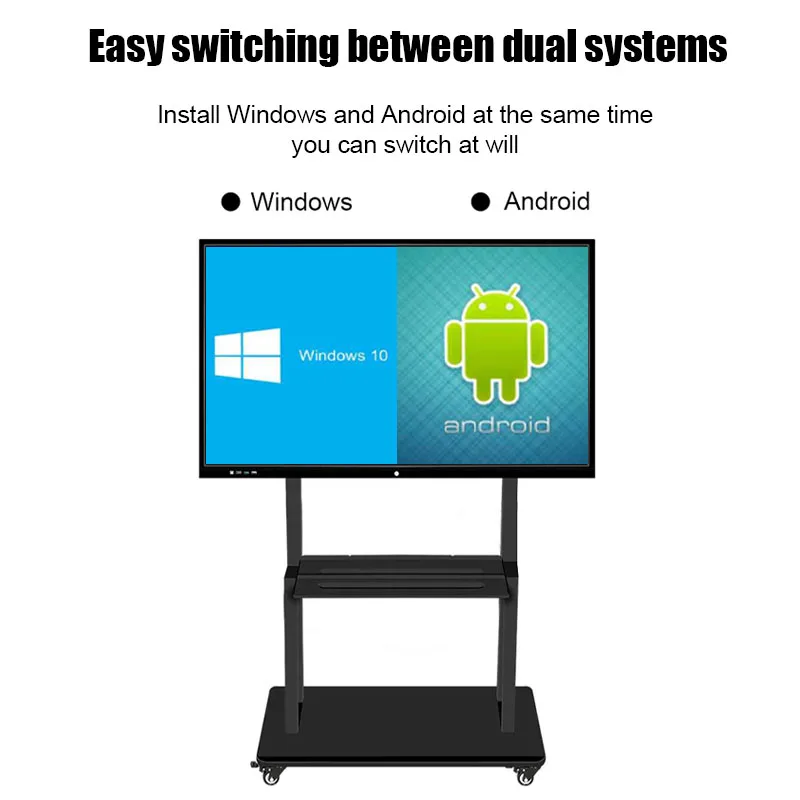 65 Inch Finger Multi Touch Screen Smart Lcd Display Meeting Room ...