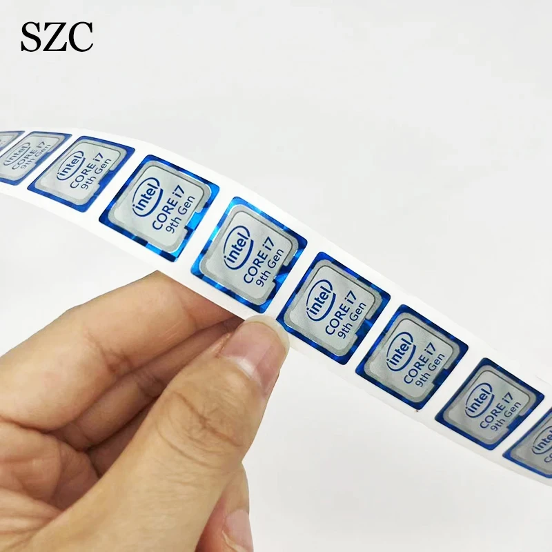 1/5pcs Label Sticker Laptop Desktop Cpu Xeon Pentium Processor Label ...