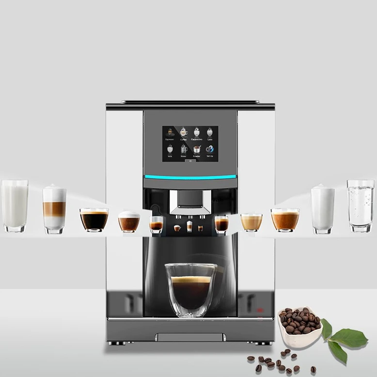 Intelligent Touch Screen Fully Automatic Caffe Espresso Coffee Maker ...