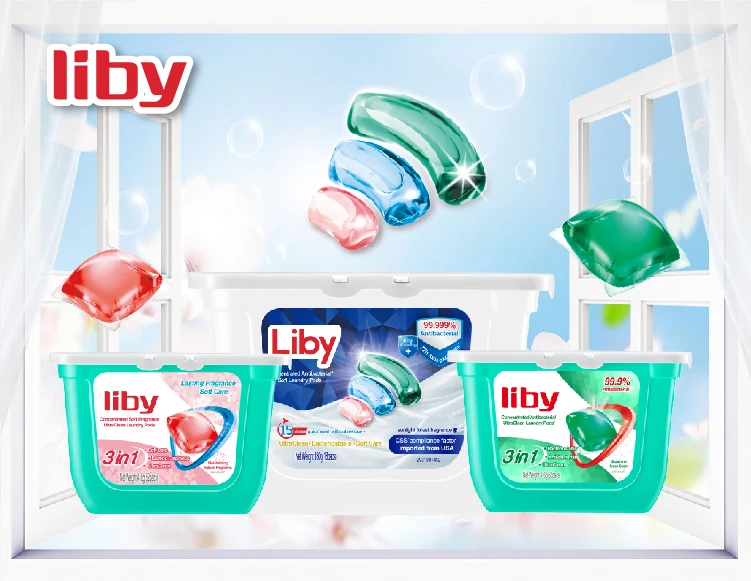 Liby Grepower omo Laundry Capsules Detergent After Wash Capsules Liquid Detergent Pod ...