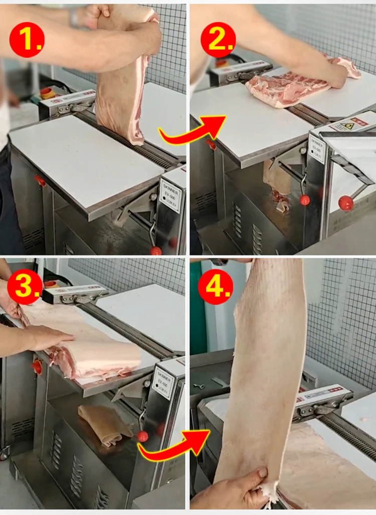 Automatic Fresh Beef Jerky Slicer - Flake Pork Meat Machine