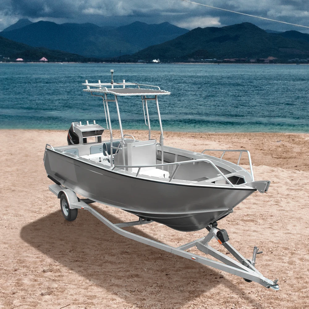 Alibaba.com: Kinocean J490 Aluminum Speed Jon Boat with console and ...