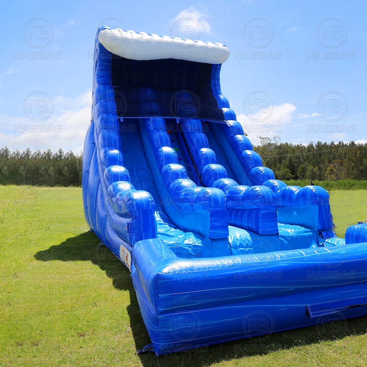 Large Waterslide Pool Commercial Ocean Wave Water Slide For Kid ...