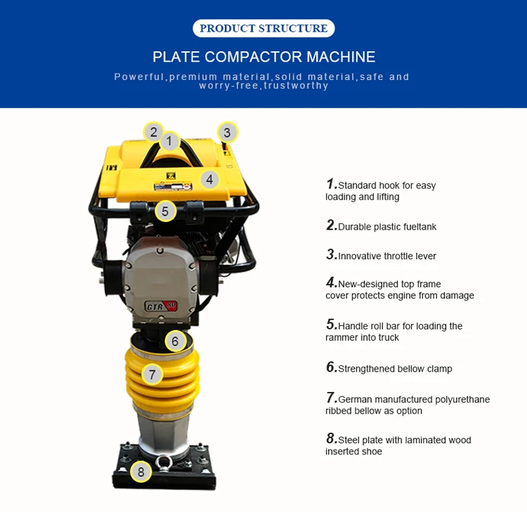 Ant Hot Construction Machine Tamping Rammer - Buy Air Filter,Vibrating ...