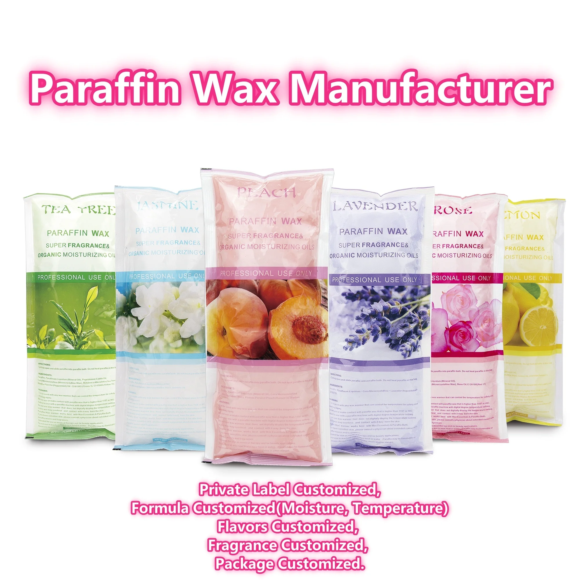 Chase Wax Premium Paraffin Wax Factory Nail Spa Private Label Paraffin ...
