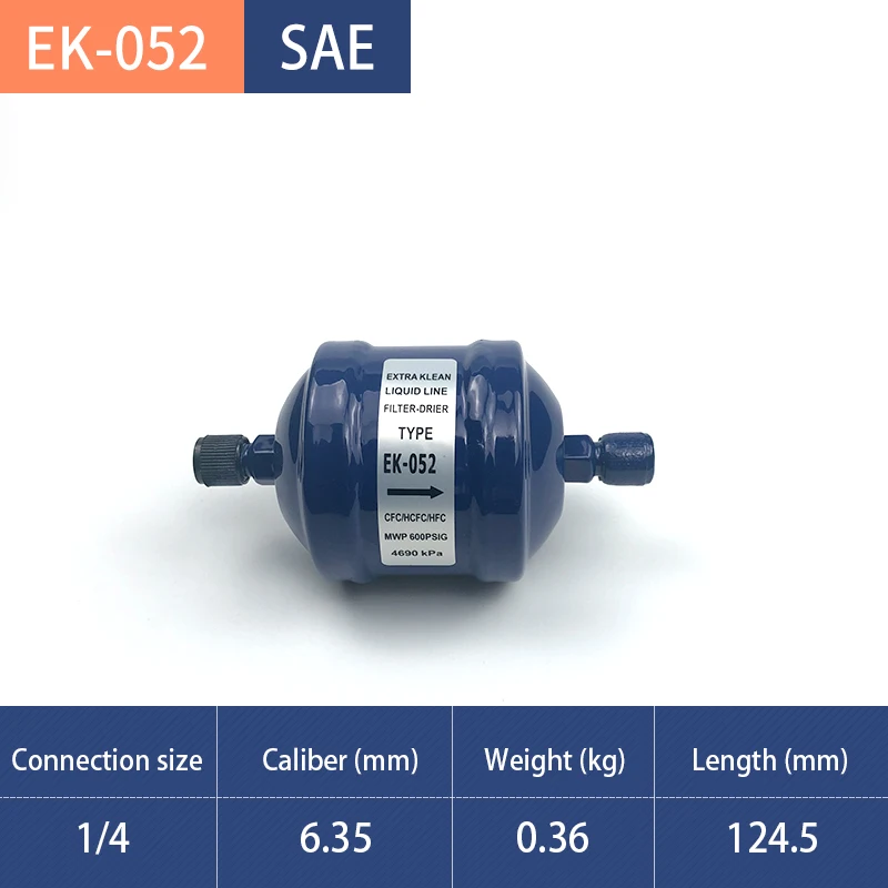 Sae Ek-series Refrigeration Spare Parts Drying Refrigerant Filtration ...
