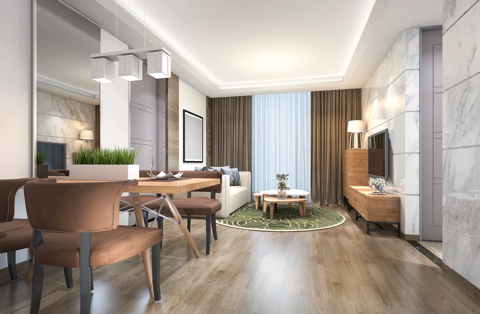 100% Waterproof PVC Click Plank Tile - Easy Install Vinyl SPC Flooring