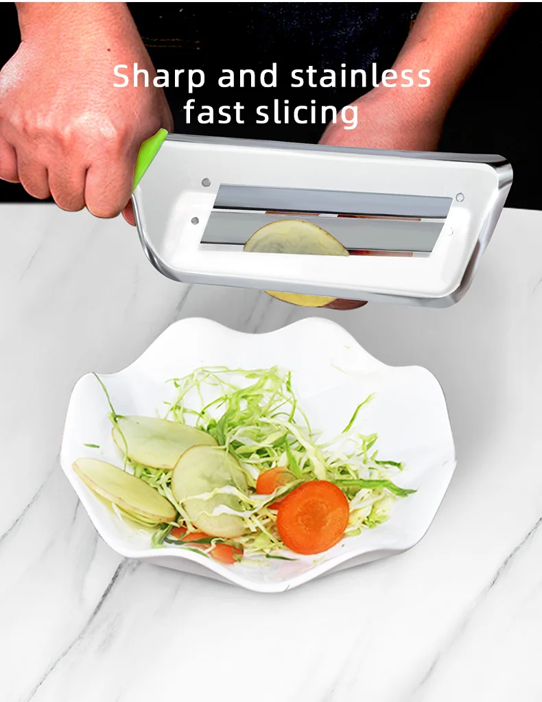 Stainless Steel Multi-Purpose Vegetable Cutter Kitchen Melon Fruit ...